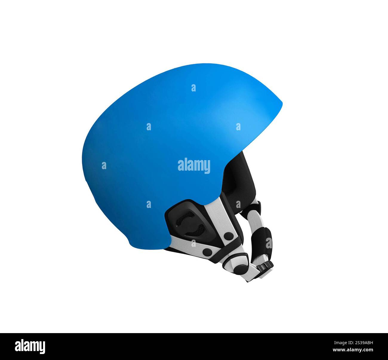 blue bicycle helmet isolated on white background. blue bicycle helmet ...