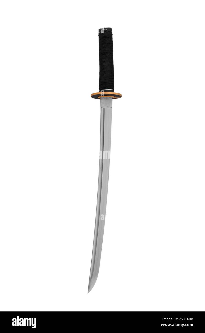 Katana - Japanese sword isolated over white background. Katana ...