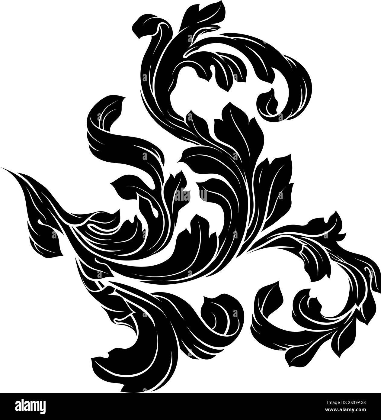 Coat of Arms Filigree Heraldic Heraldry Pattern Stock Vector Image ...