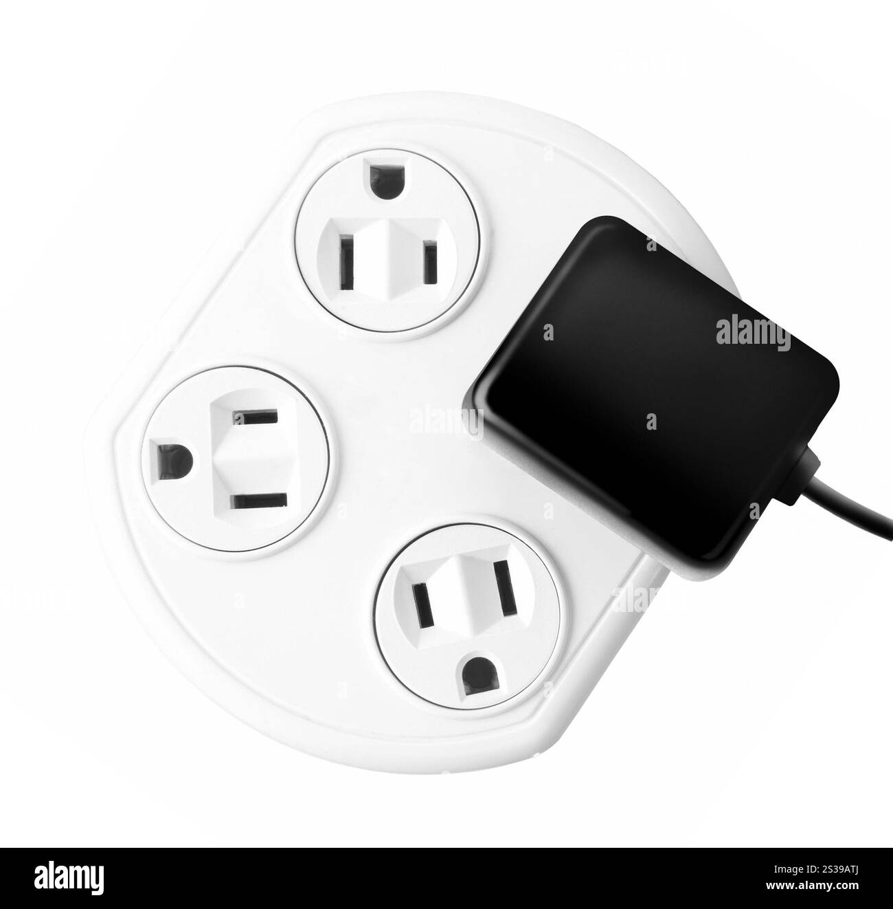 Extension cord with plug isolated on white background. Extension cord ...