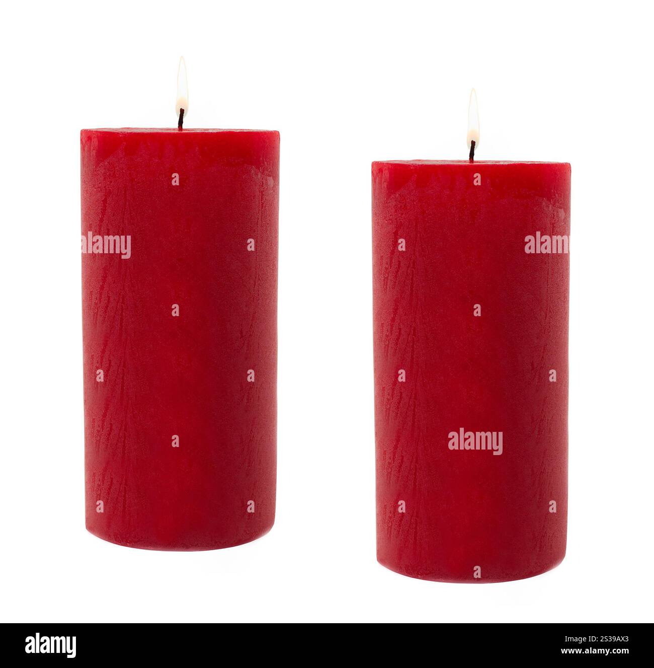 burning candles isolated over white. burning candle isolated over white ...