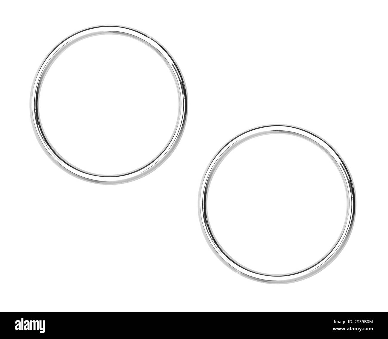 Metal hoops. Metal hoop Stock Photo - Alamy