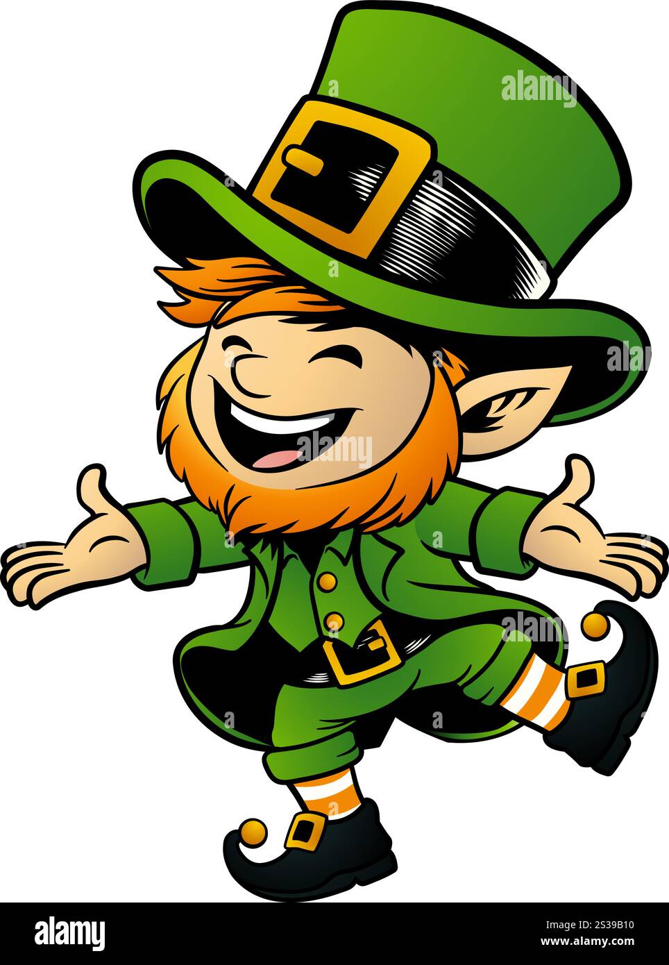 Leprechaun Cute Irish St Patricks Day Cartoon Stock Vector Image & Art ...