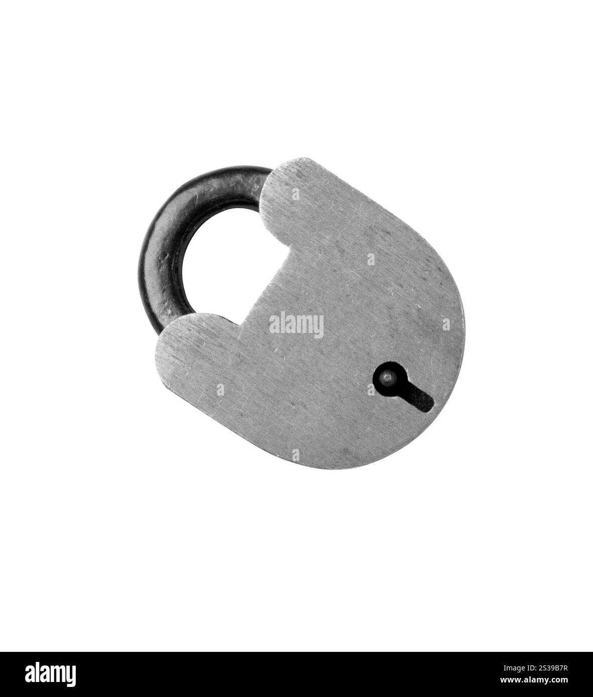Padlock isolated on white background. Padlock isolated Stock Photo - Alamy