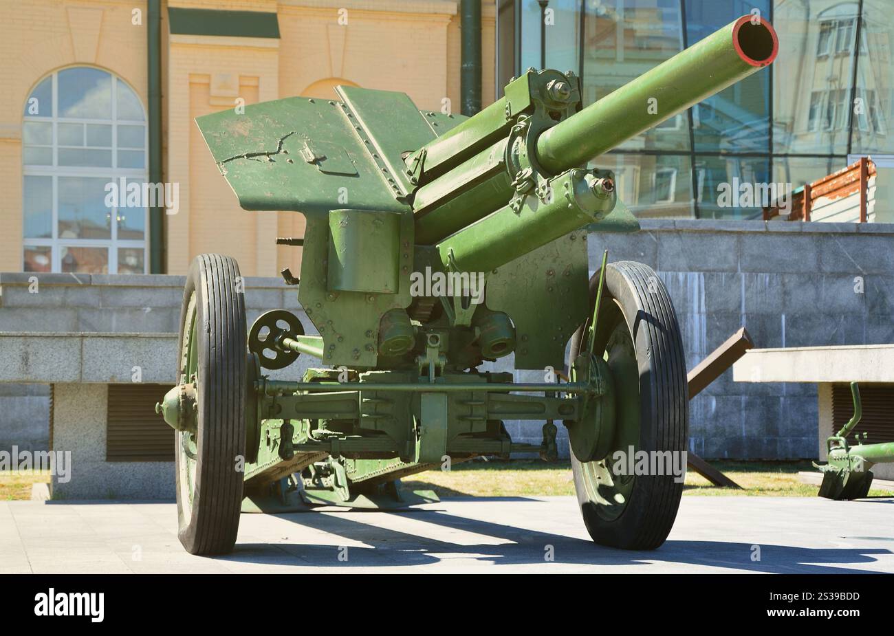 Photo of a portable weapon of the Soviet Union of the Second World War ...