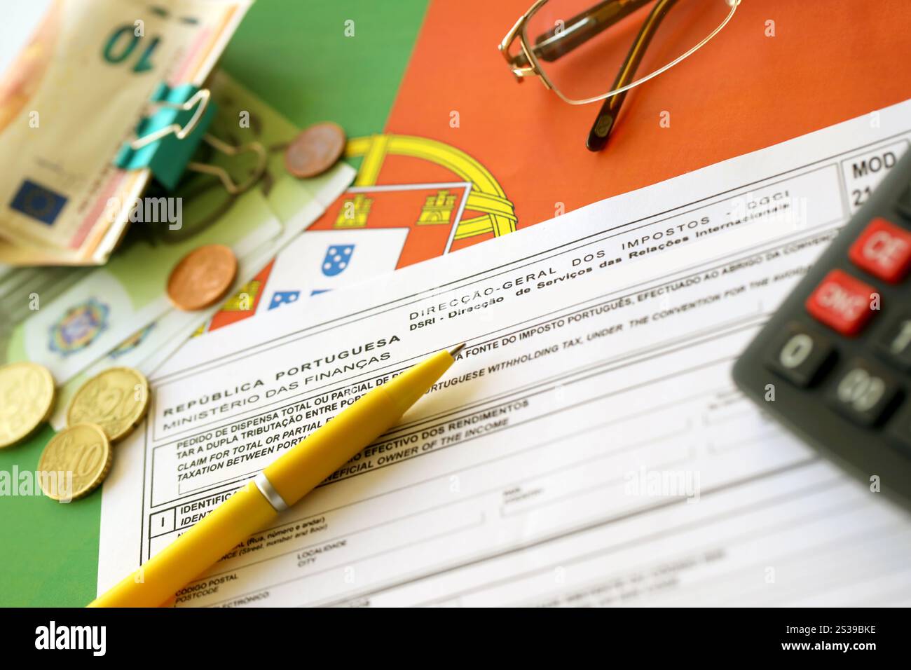 Portugal tax form Mod 21 RFI Double Taxation Relief on portugese ...