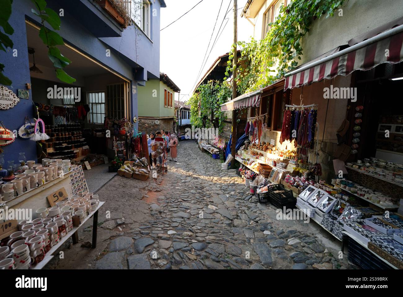 BURSA, TURKIYE - JULY 21, 2024: Old streets of Cumalikizik Village ...