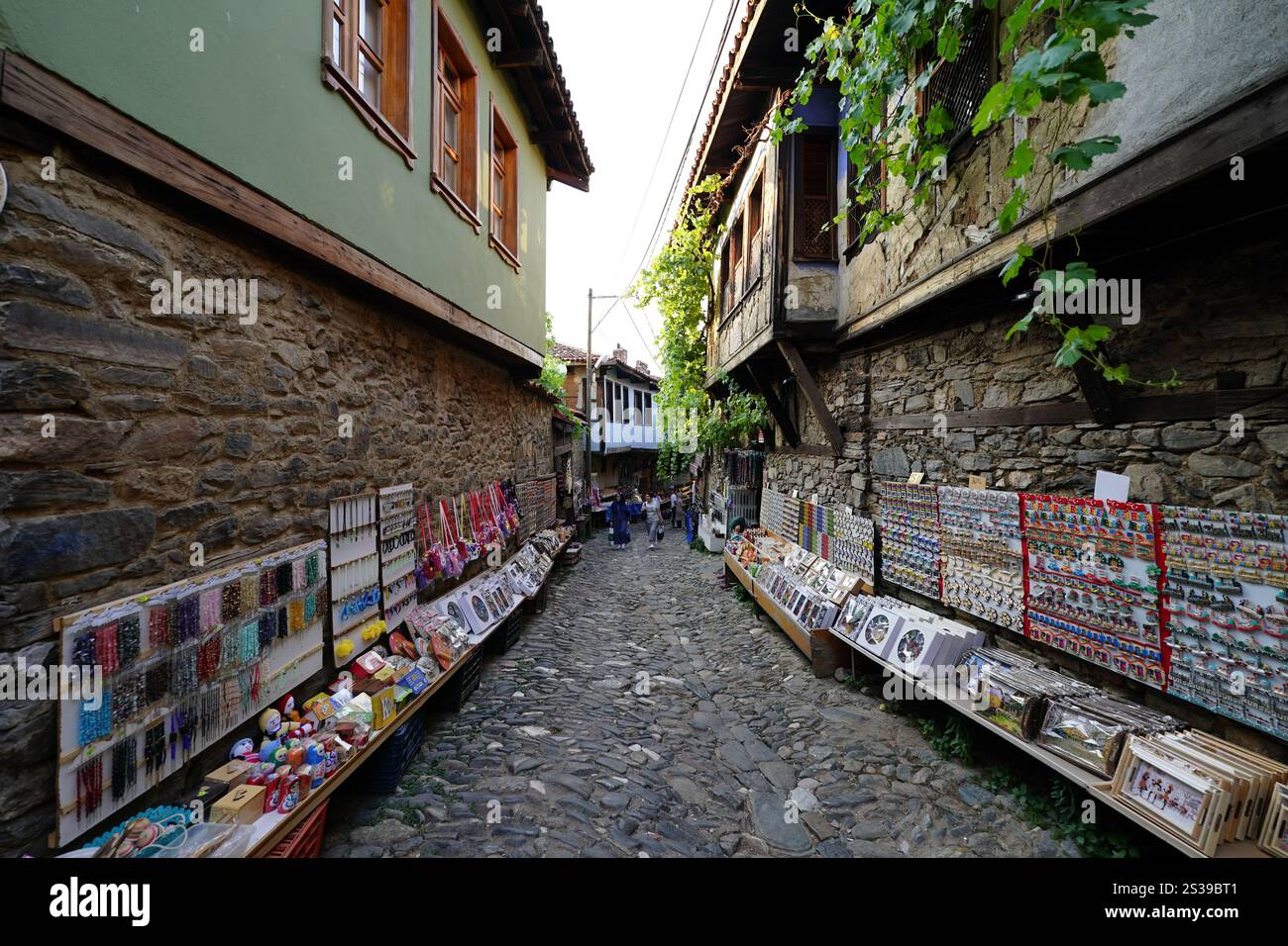 BURSA, TURKIYE - JULY 21, 2024: Old streets of Cumalikizik Village ...