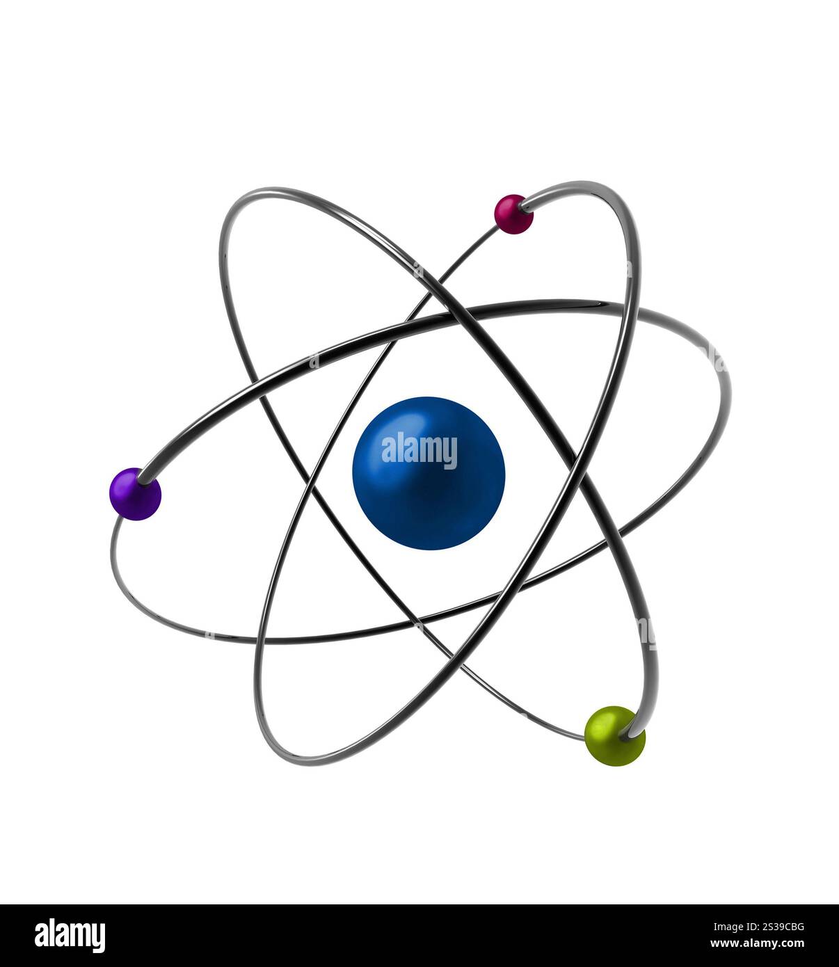 atoms isolated on white background. atoms Stock Photo - Alamy