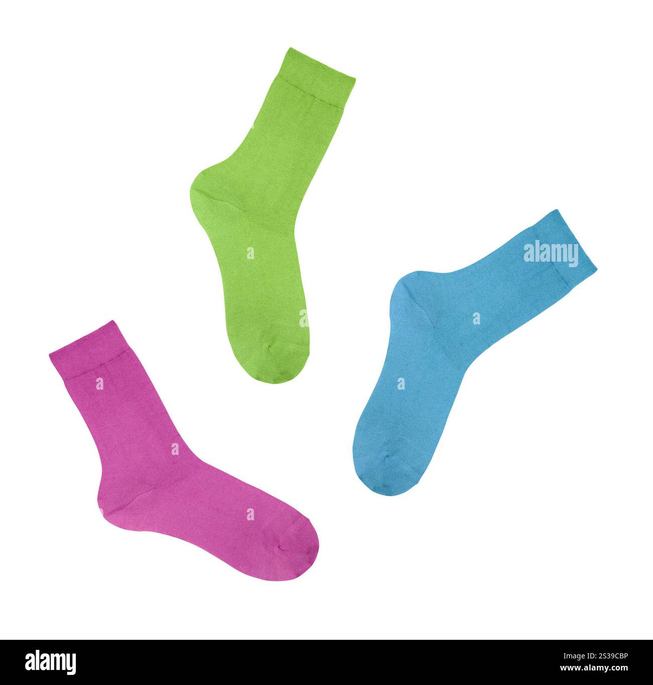 female socks isolated on white background. female socks on white ...