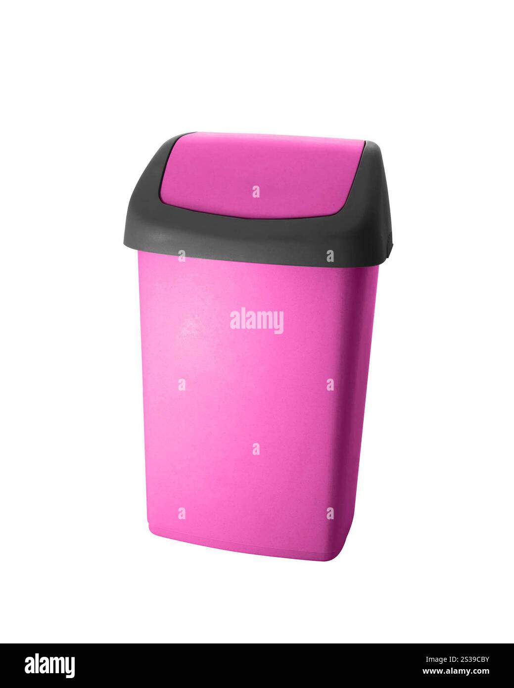 Pink office trash. Red office trash Stock Photo - Alamy