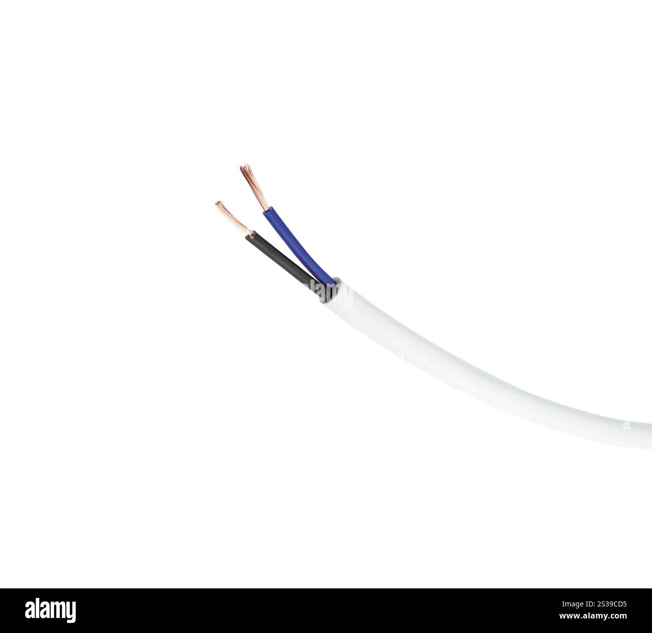 cable isolated on a white background. cable isolated Stock Photo - Alamy
