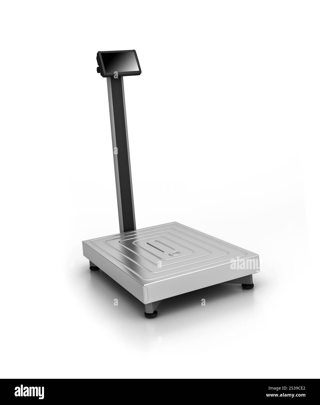 Weight Scale isolated on white background. Weight Scale Stock Photo - Alamy