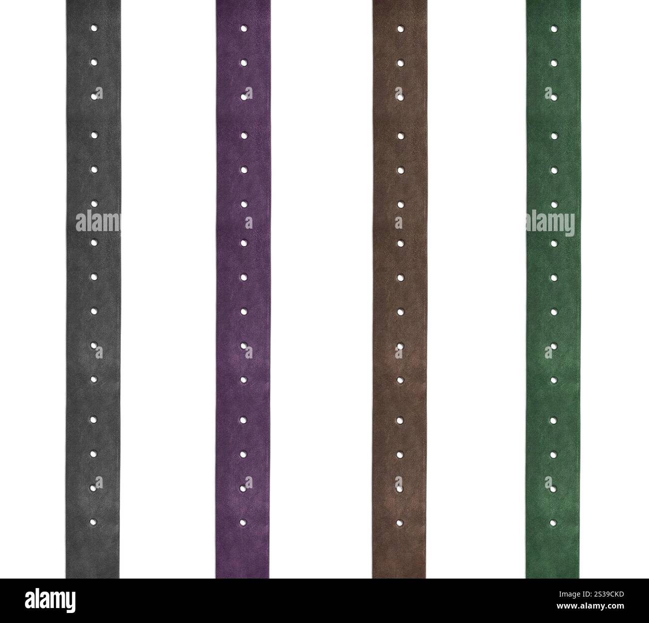 leather belts isolated on white background. leather belts Stock Photo ...
