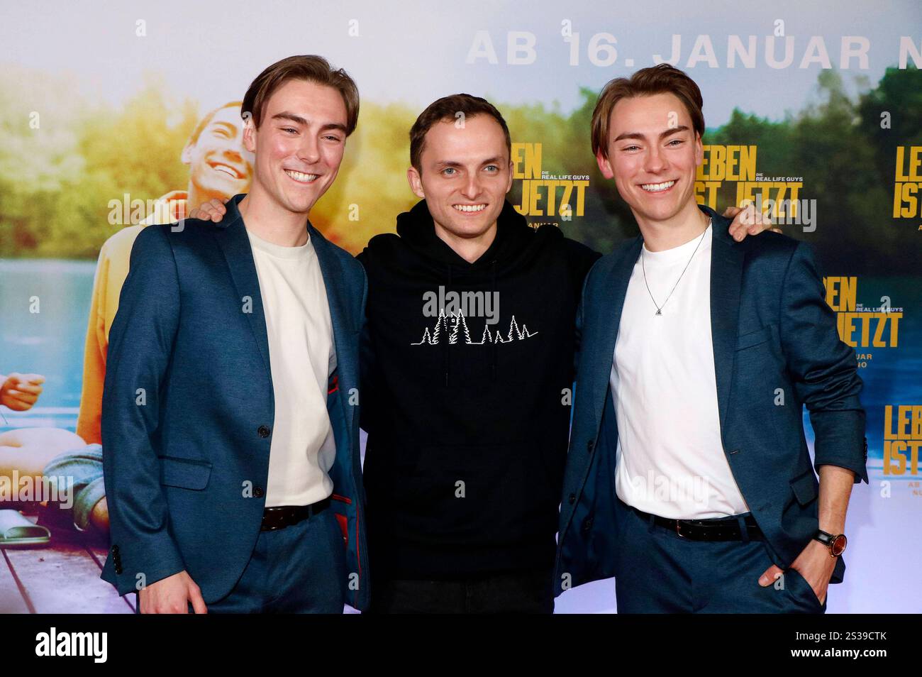 Anton Fuchs, Johannes Mickenbecker und Richard Fuchs bei der Premiere ...