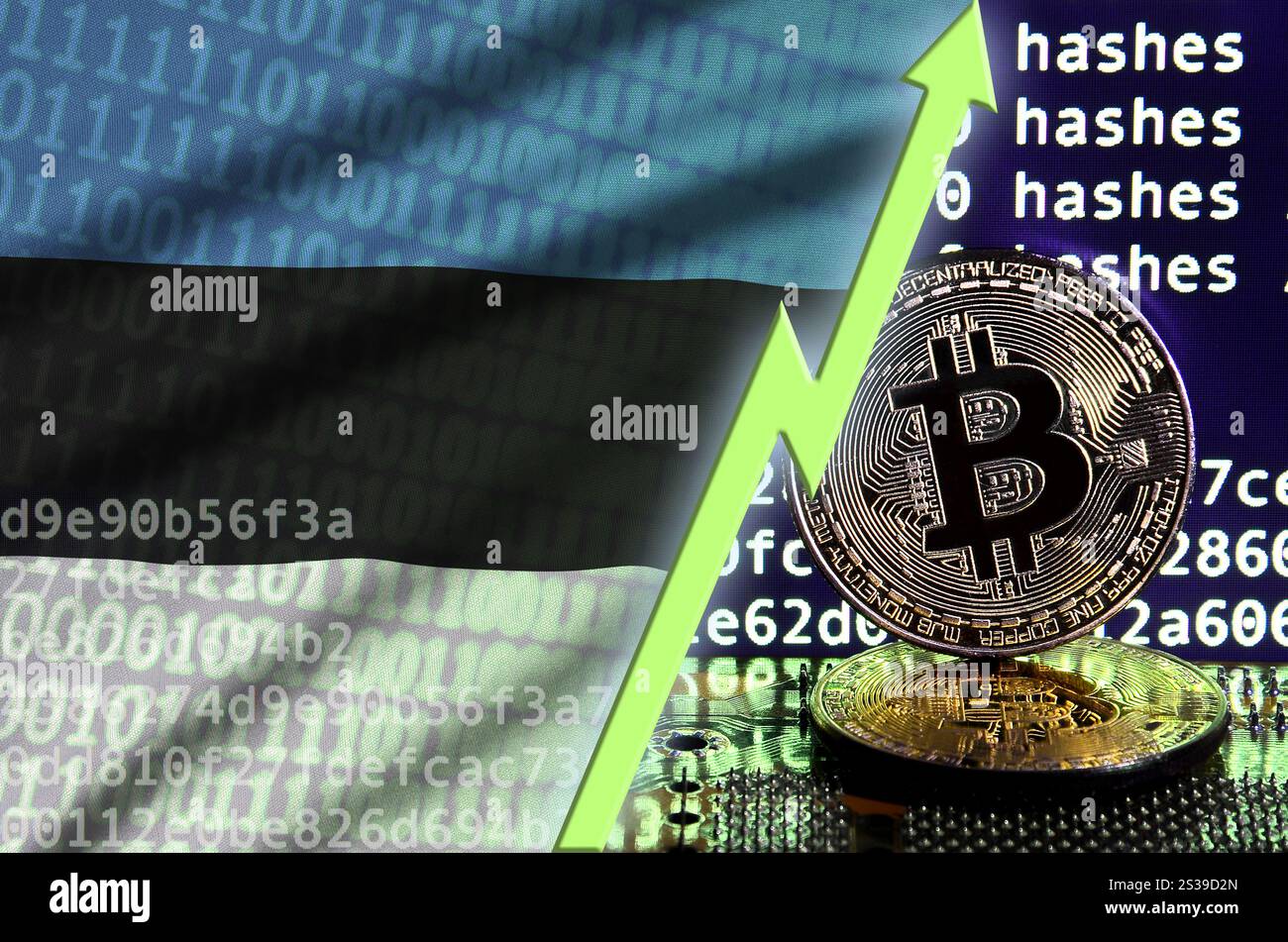 Estonia stock market chart background hi-res stock photography and ...