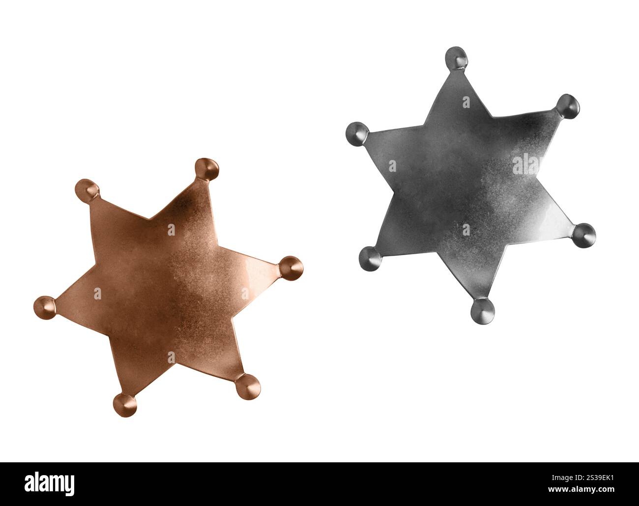 sheriff badges isolated. sheriff badge isolated Stock Photo - Alamy