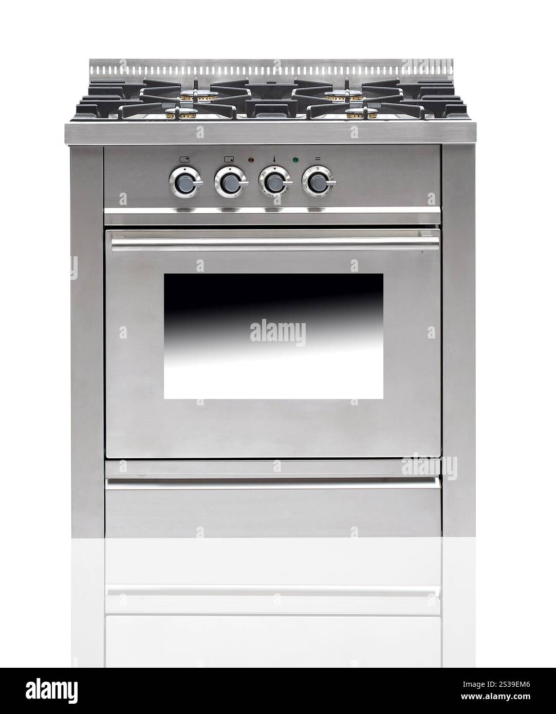 gas cooker over isolated on white background. gas cooker over the white ...