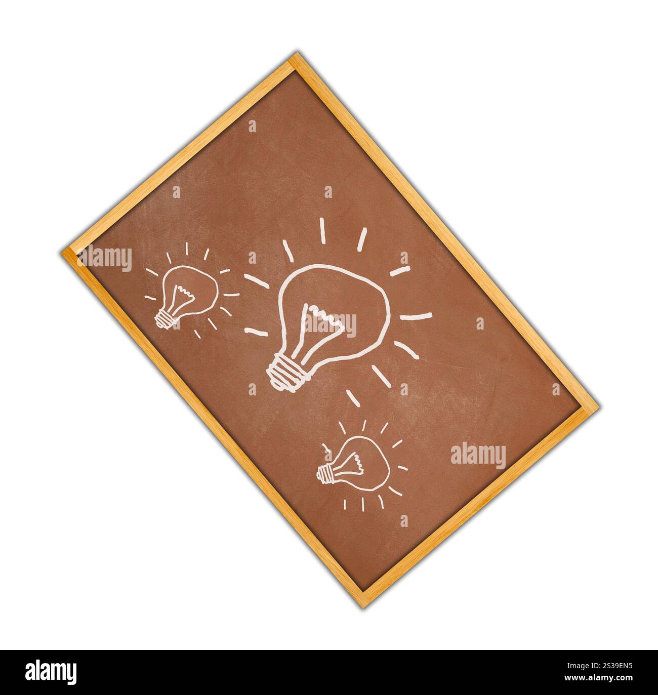 brown board isolated on white background. brown board Stock Photo - Alamy