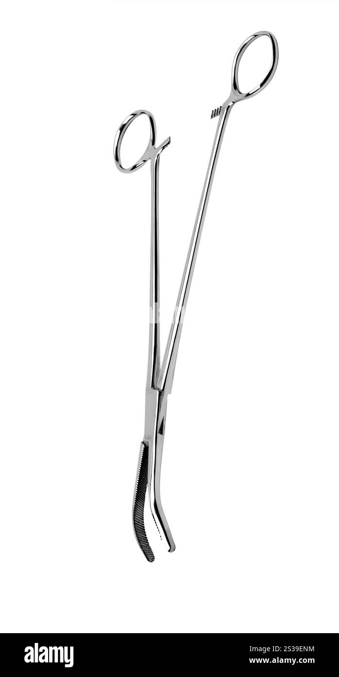 surgical pliers isolated on white background. surgical pliers isolated ...