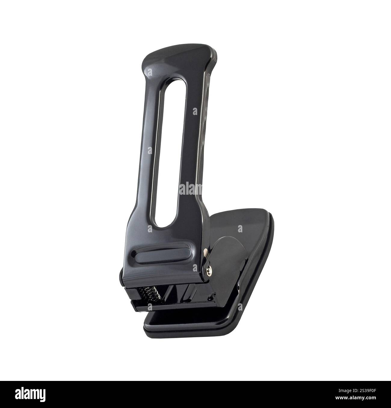 Black puncher isolated on white background. Black puncher Stock Photo ...