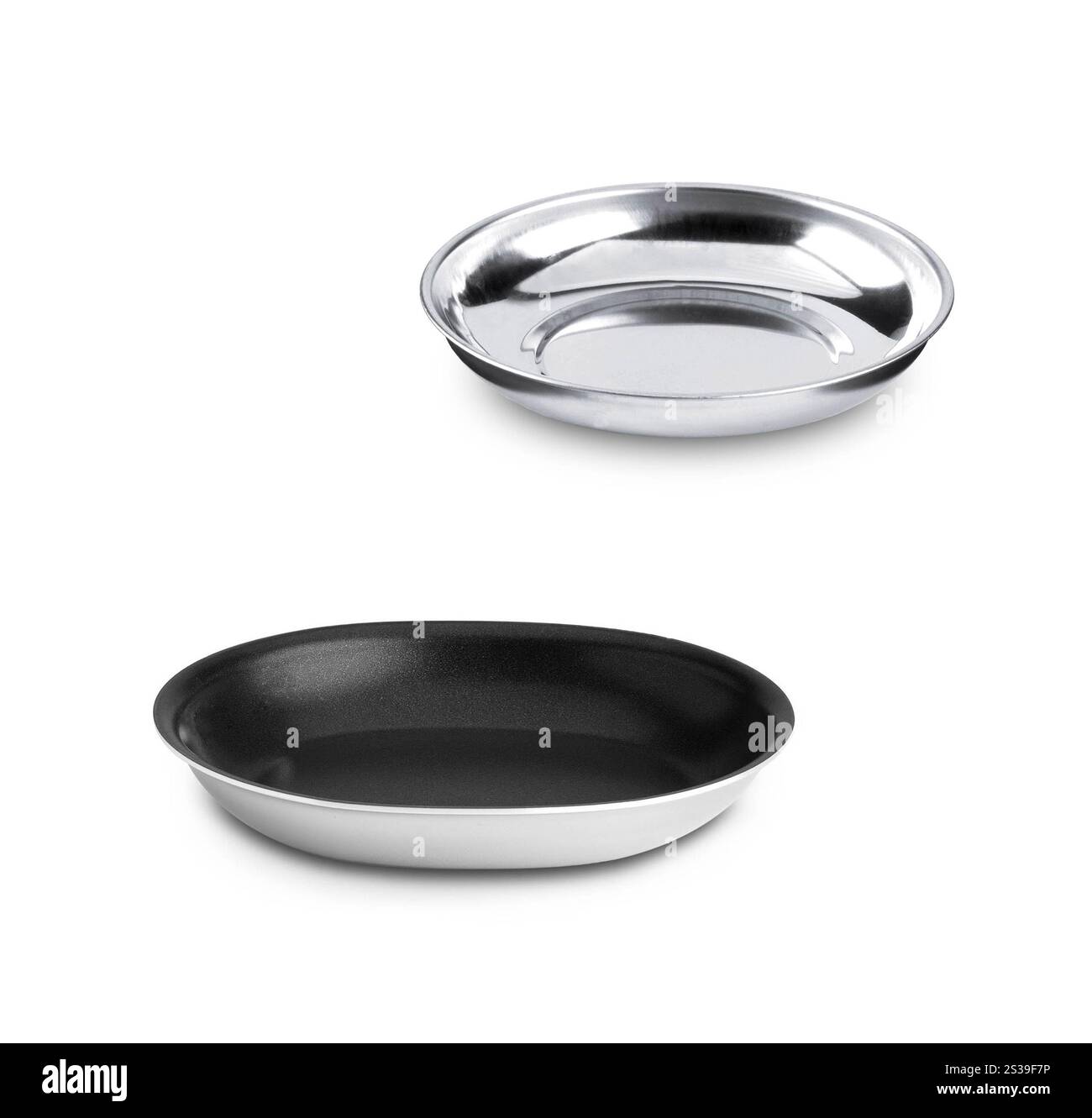 metal Plate isolated on white background. metal Plate on white ...