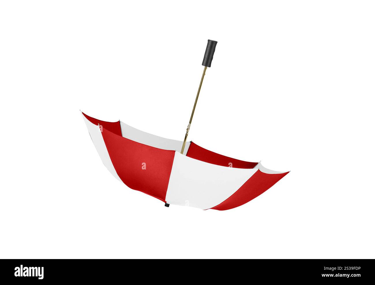 Classic Umbrella Isolated on White. Classic Umbrella Stock Photo - Alamy