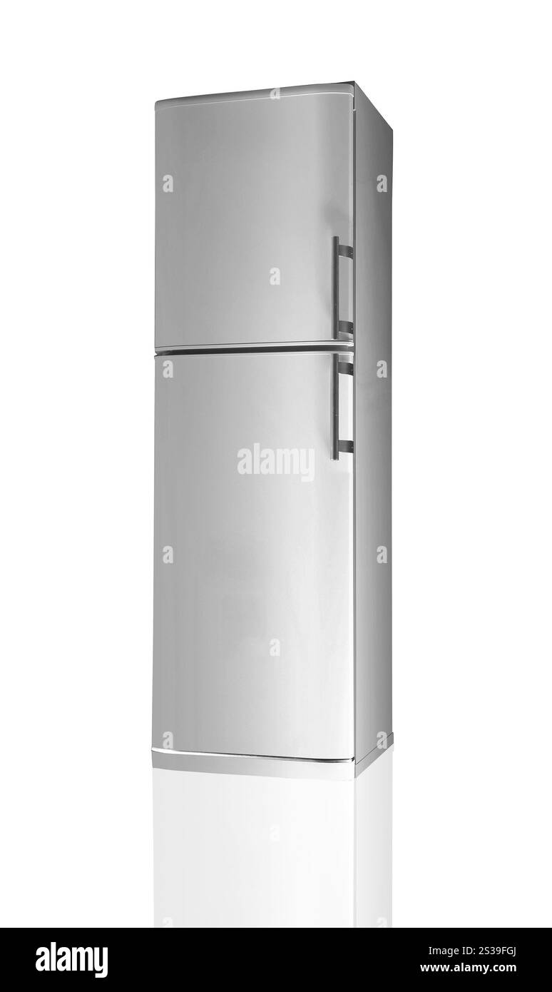 two door freezer isolated on white background. two door freezer Stock ...