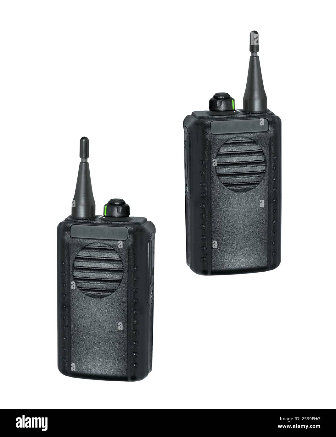 portable radio sets on a white background. portable radio sets Stock ...