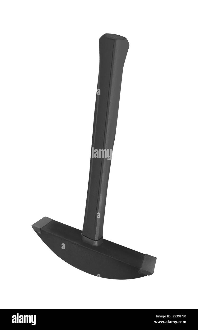 Hammer on wooden background Black and White Stock Photos & Images - Alamy