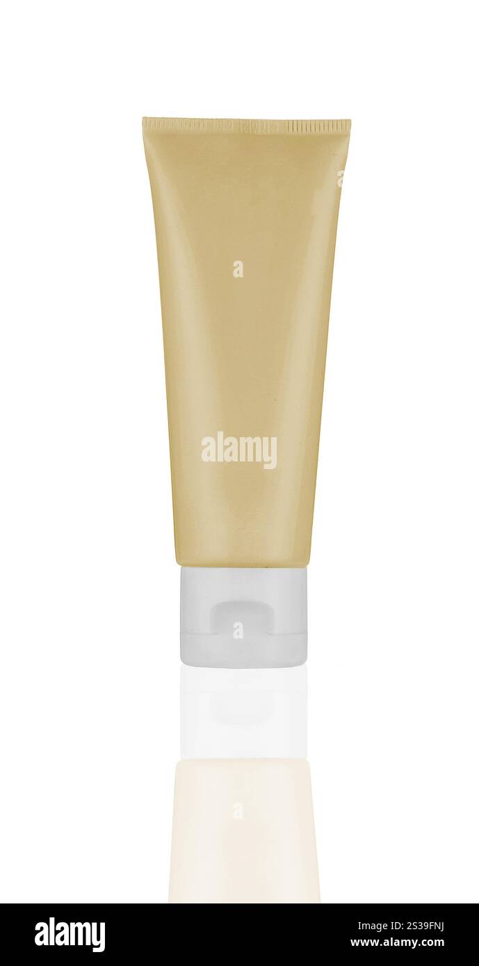 Cream tube isolated on white background. Cream tube isolated on white ...