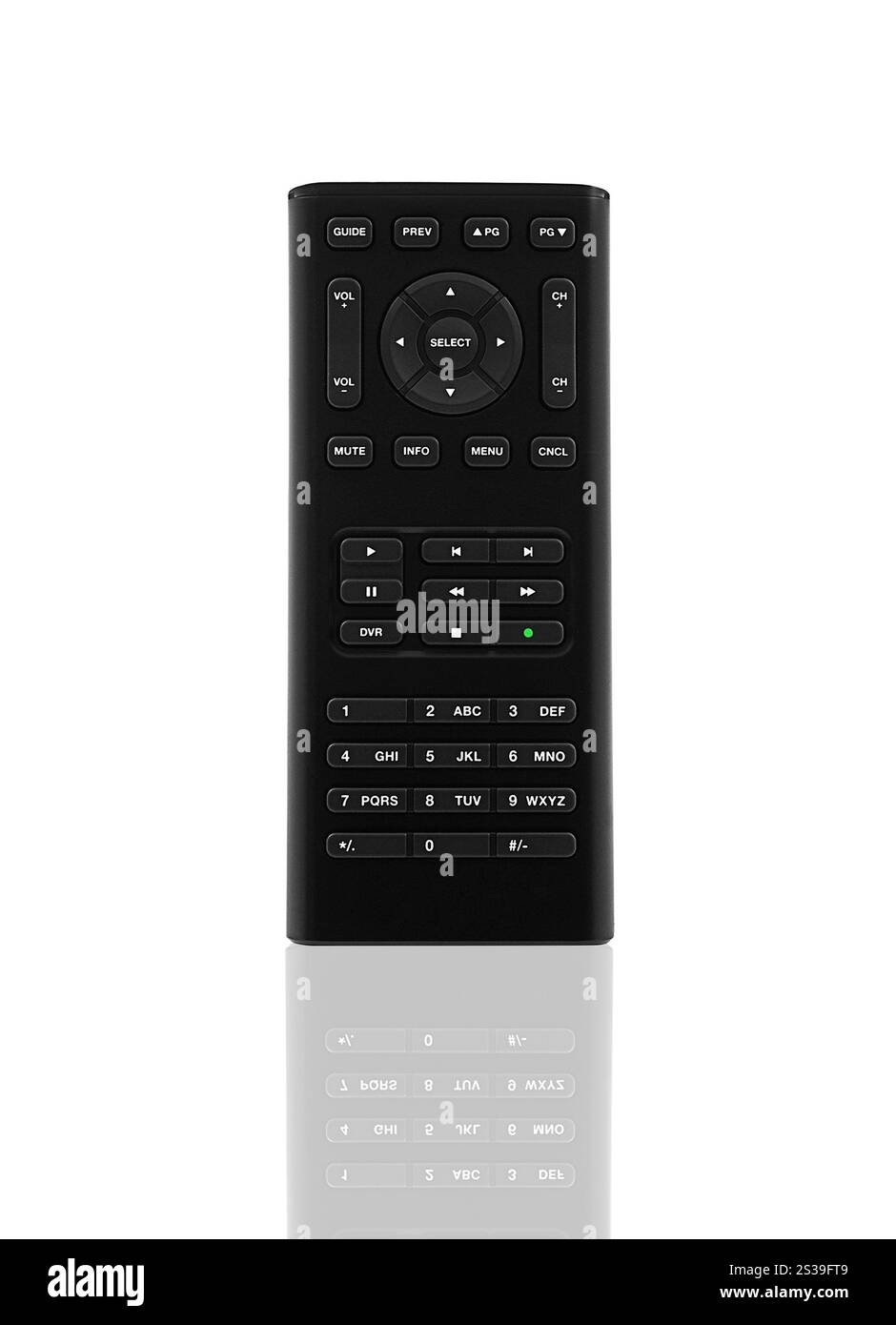 Remote control isolated on white background. Remote control Stock Photo ...