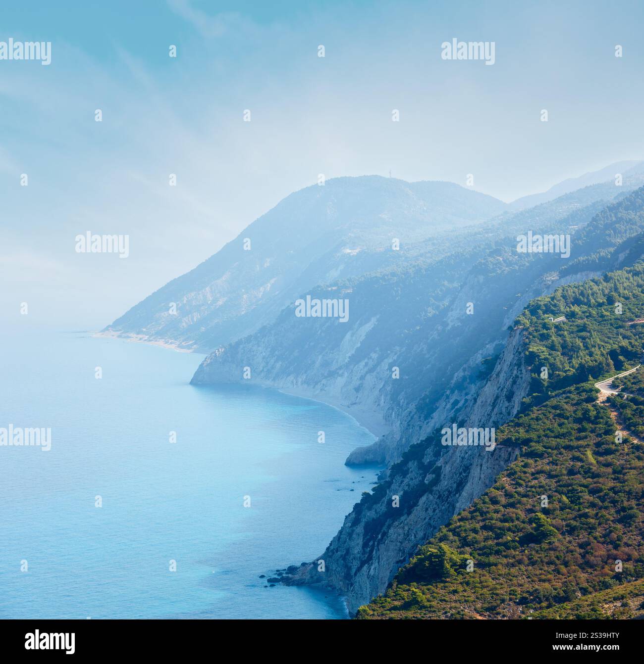 South cape of Lefkas island (Greece, Ionian Sea Stock Photo - Alamy