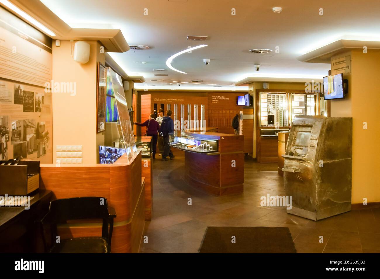 Vilnius, Lithuania - 29th november, 2024: visitor visit explore Money ...