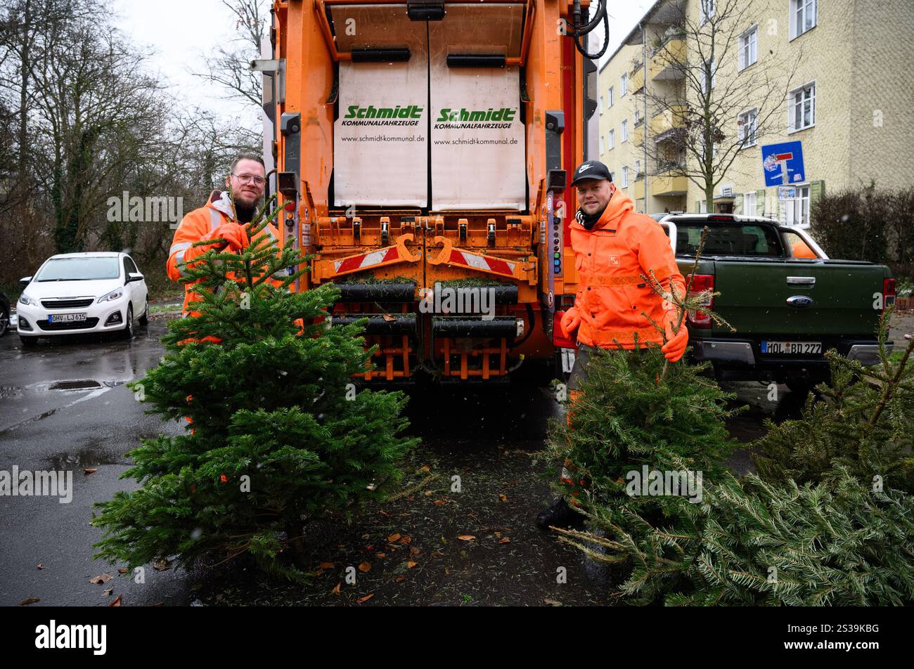 09 January 2025, Berlin: The employees of Berliner Stadtreinigung (BSR ...