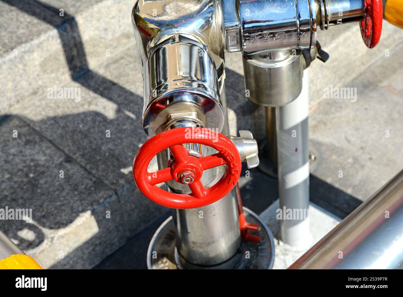 A metallic lustre Fire hydrant Stock Photo - Alamy
