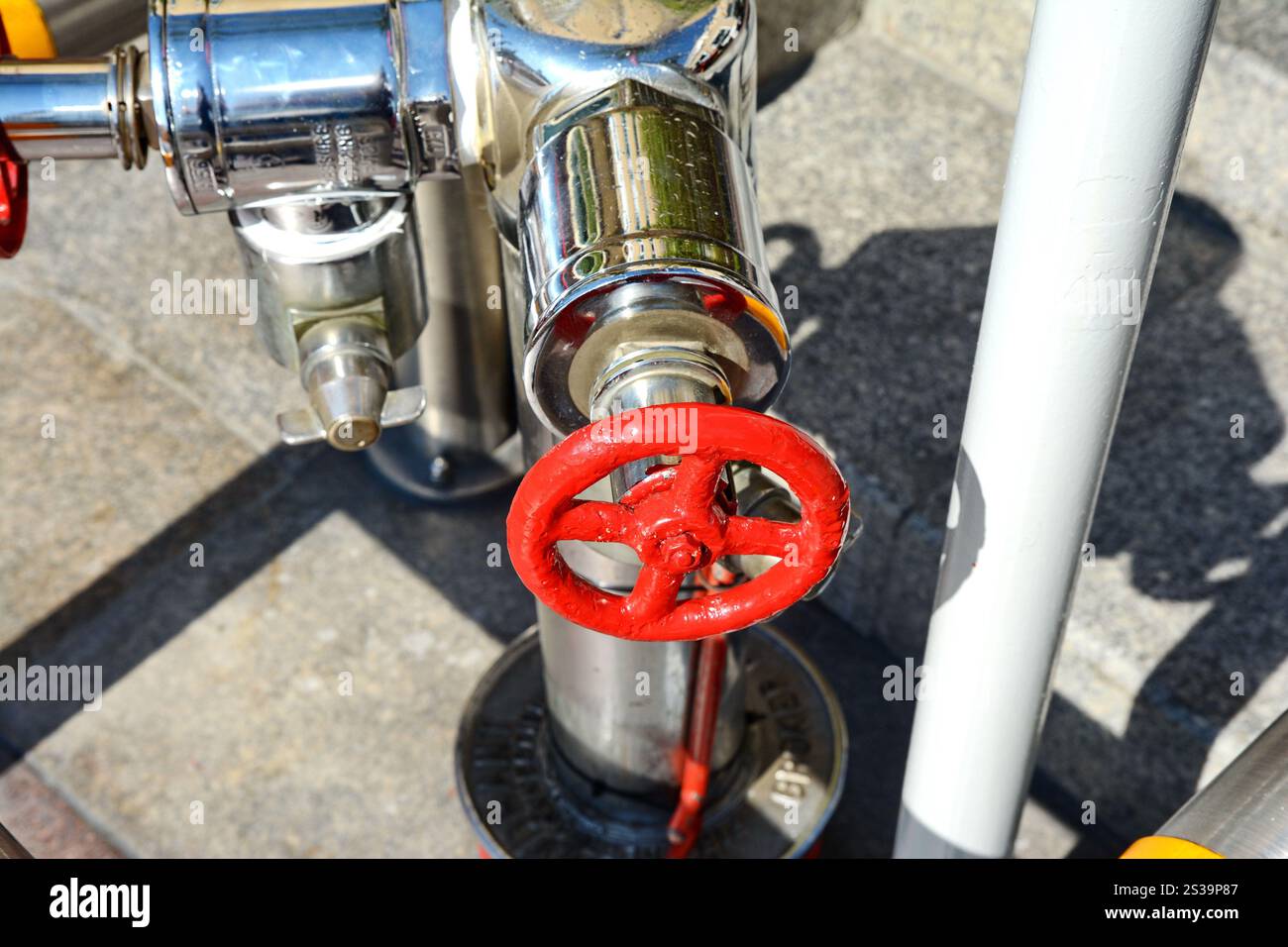 A metallic lustre Fire hydrant Stock Photo - Alamy