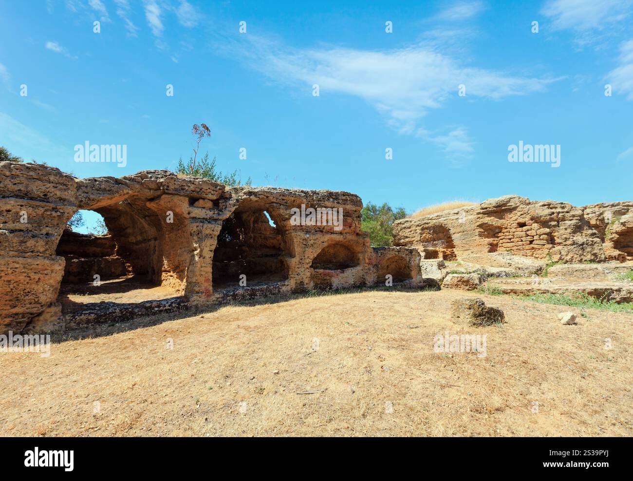 Famous ancient ruins in Valley of Temples, Agrigento, Sicily, Italy ...