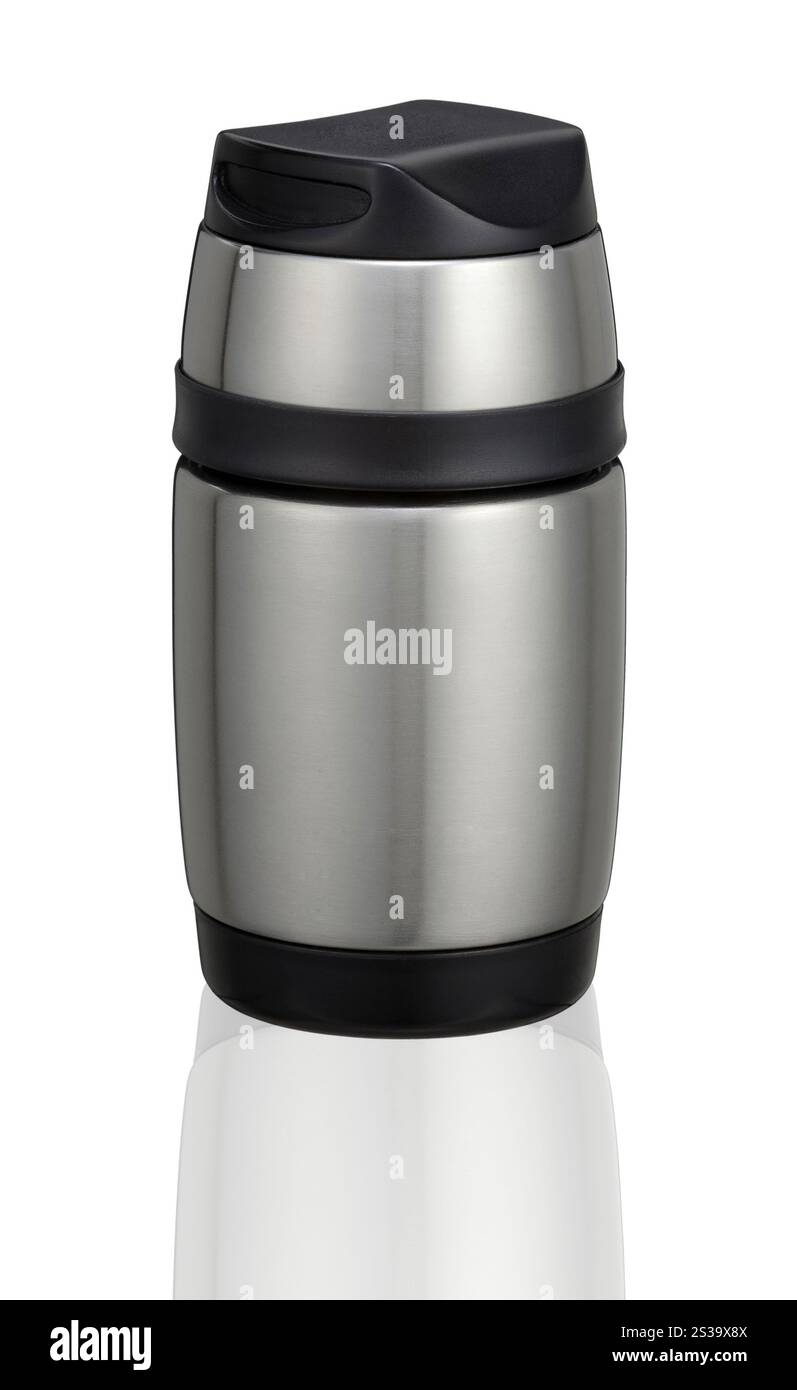Thermo flask isolated on white background. Thermo flask Stock Photo - Alamy