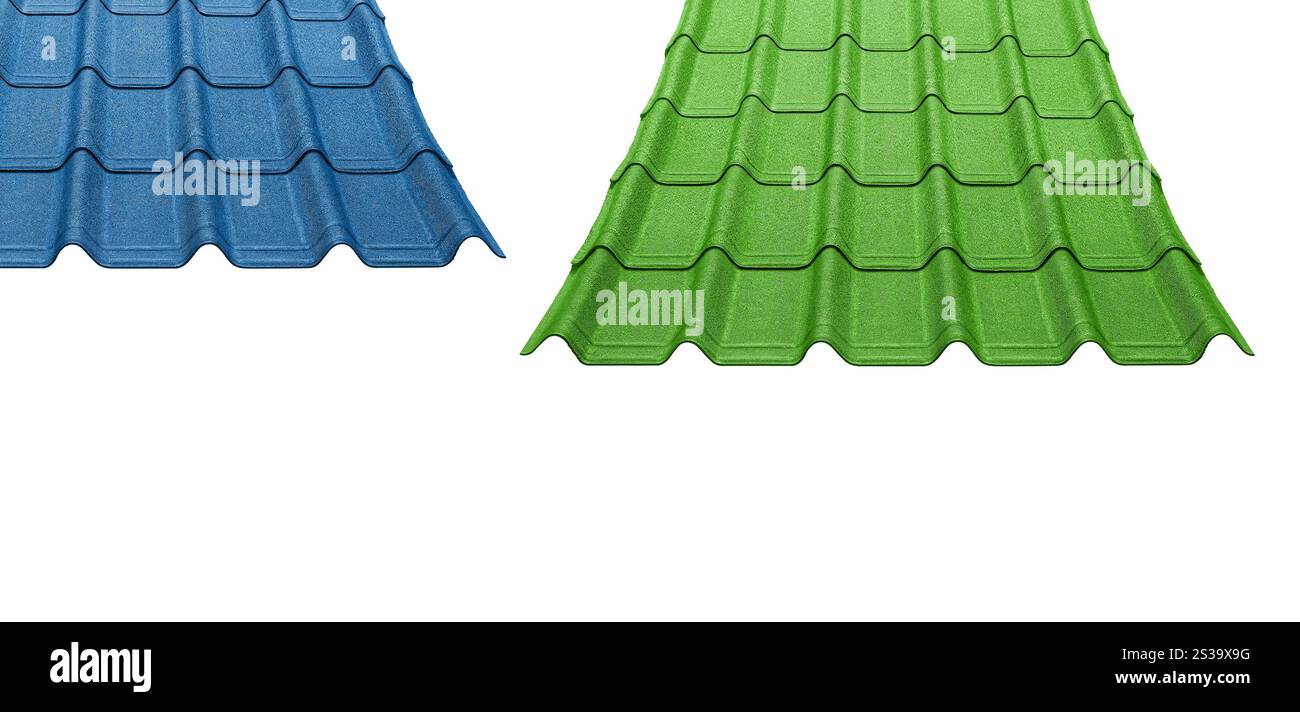 diagonal strip green and blue roof top pattern. diagonal strip green ...