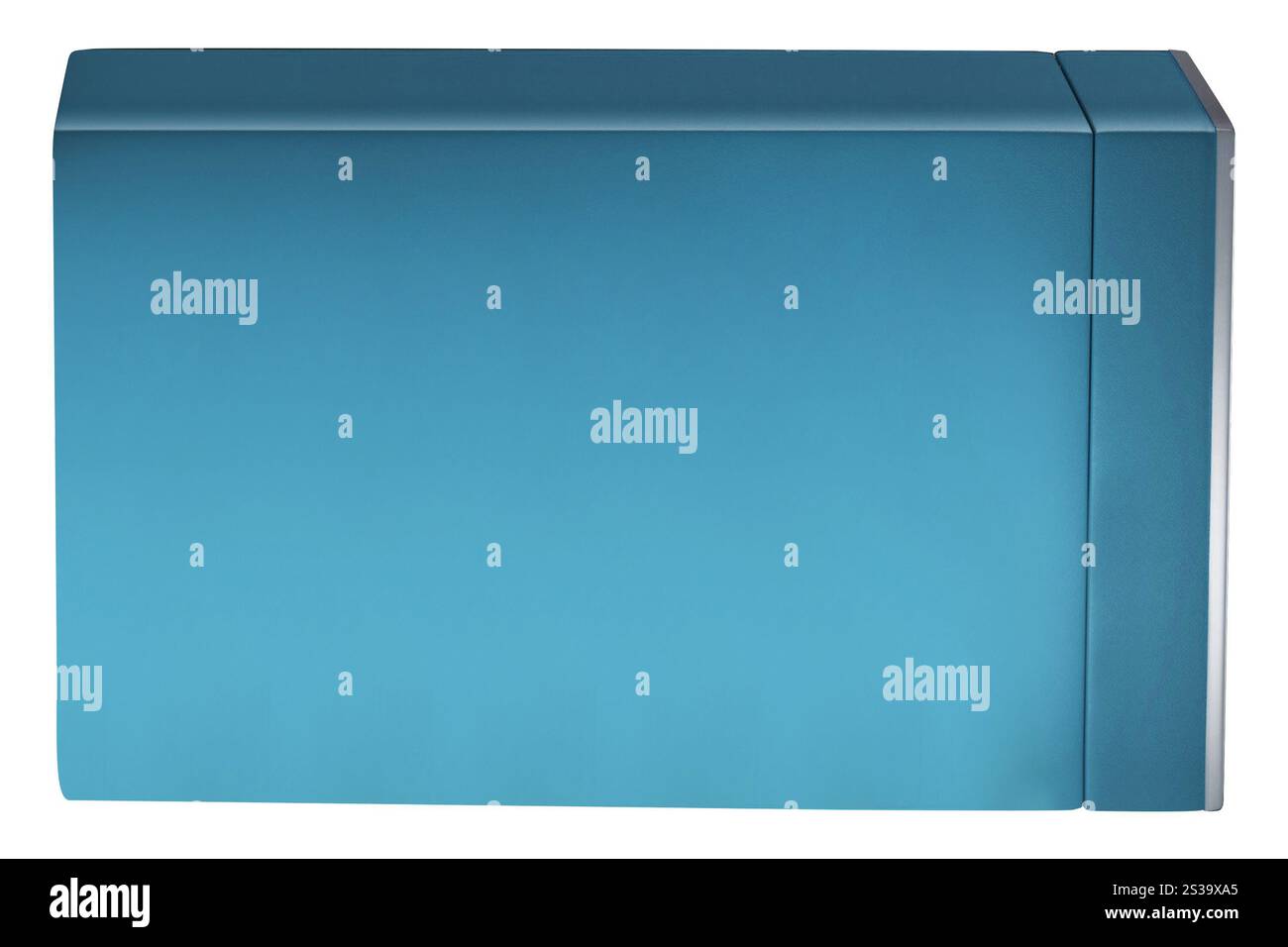 Grey blue gift box Cut Out Stock Images & Pictures - Alamy