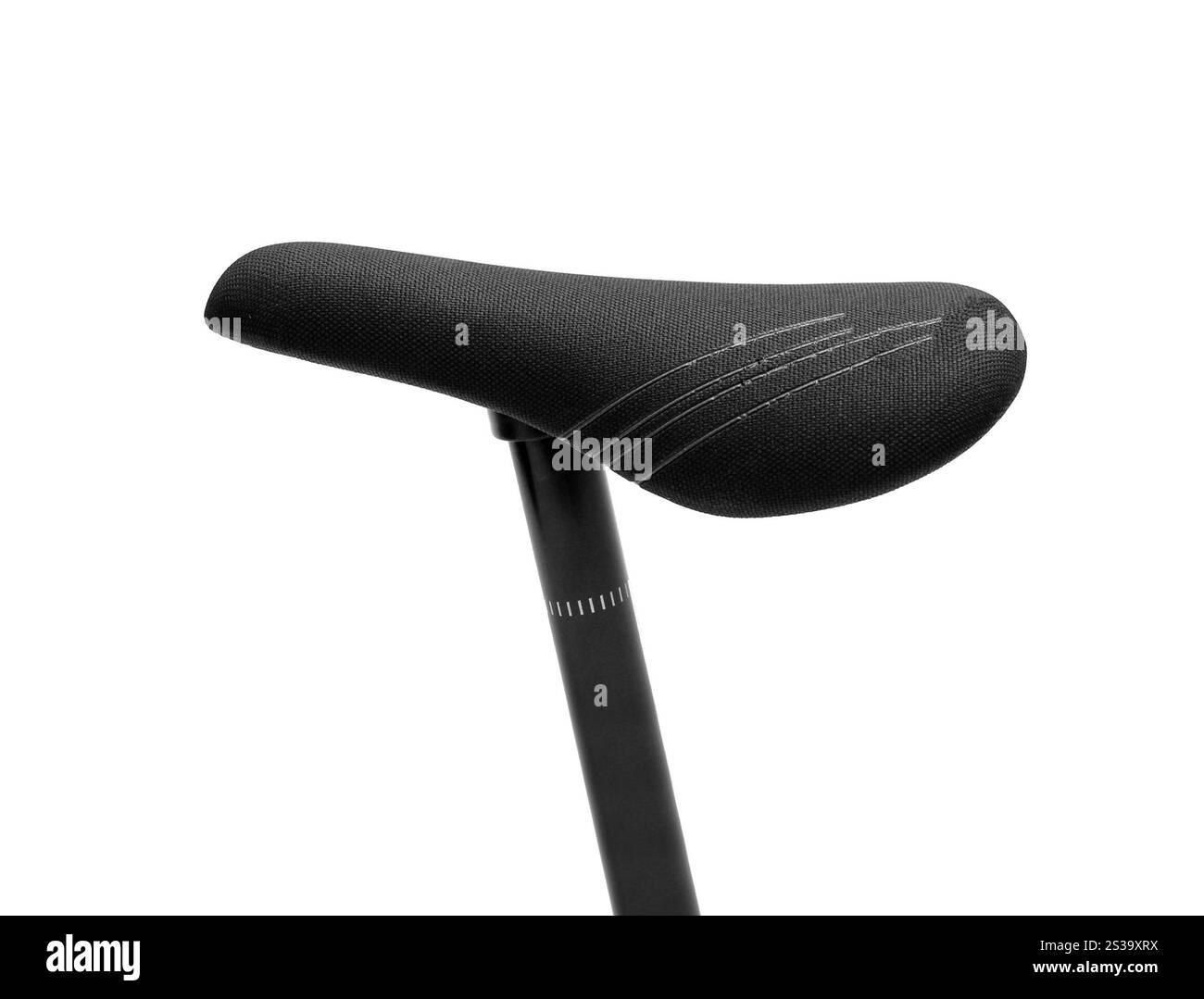 saddle seat on a bicycle isolated on white background. saddle seat on a ...