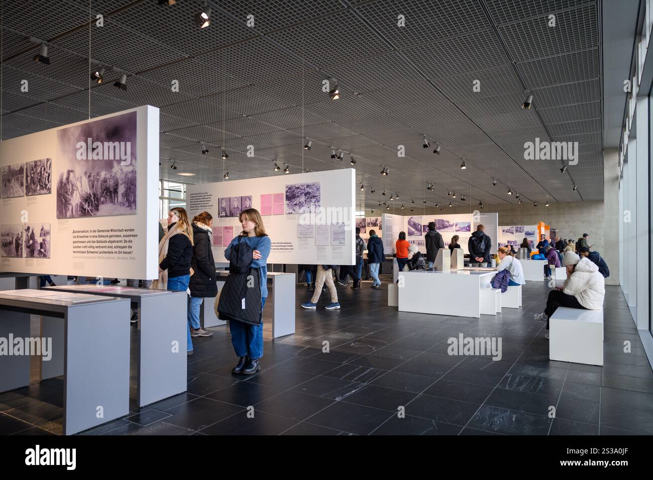 Topography of Terror history museum, during Nazi regime site of ...