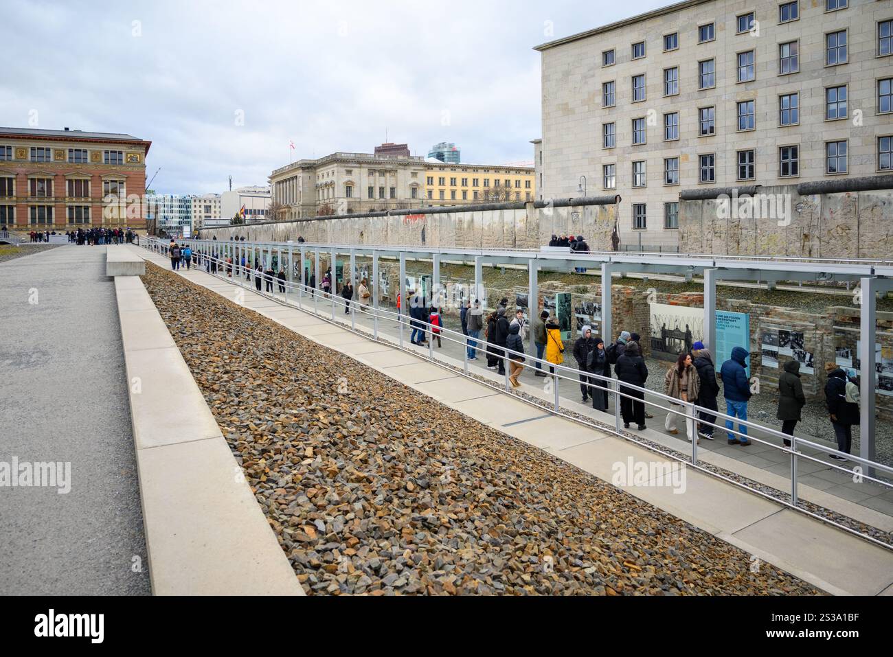 Topography of Terror history museum, during Nazi regime site of ...