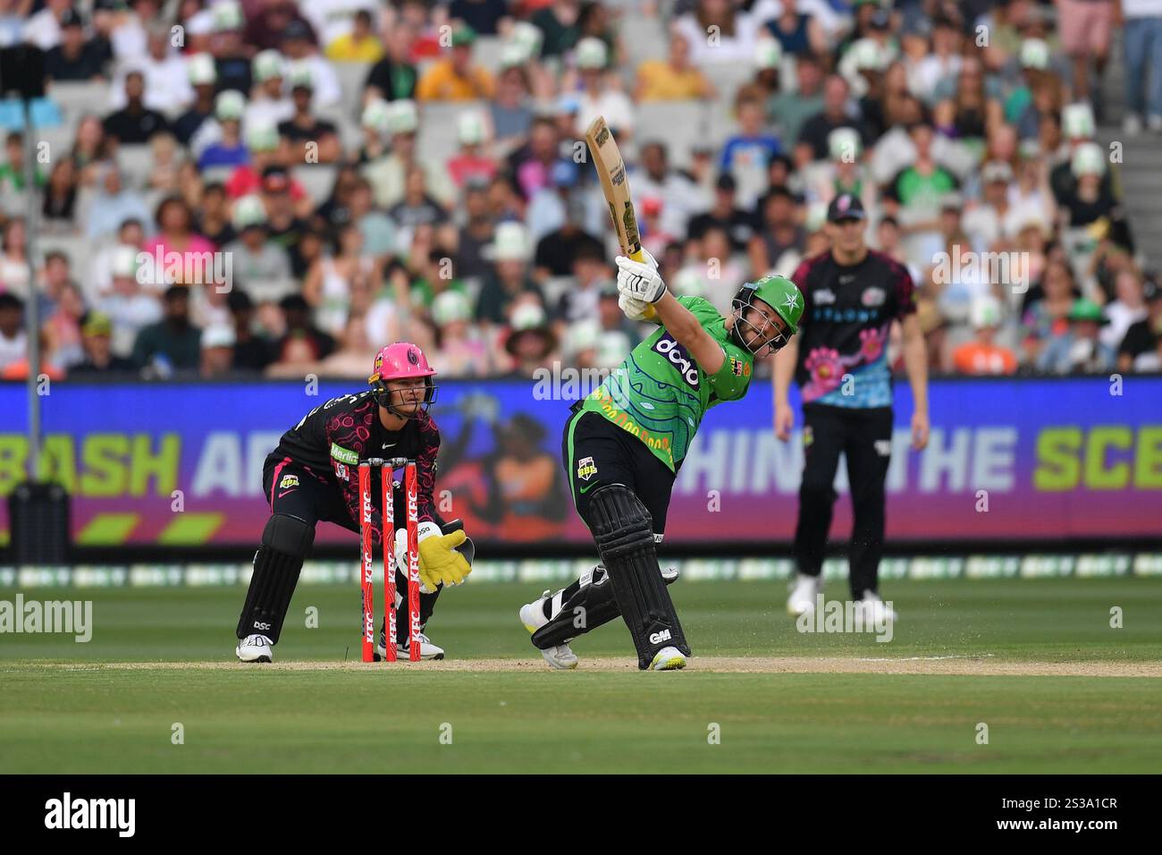 MELBOURNE AUSTRALIA. 9th Jan 2025. Ben Duckett of the Melbourne Stars ...