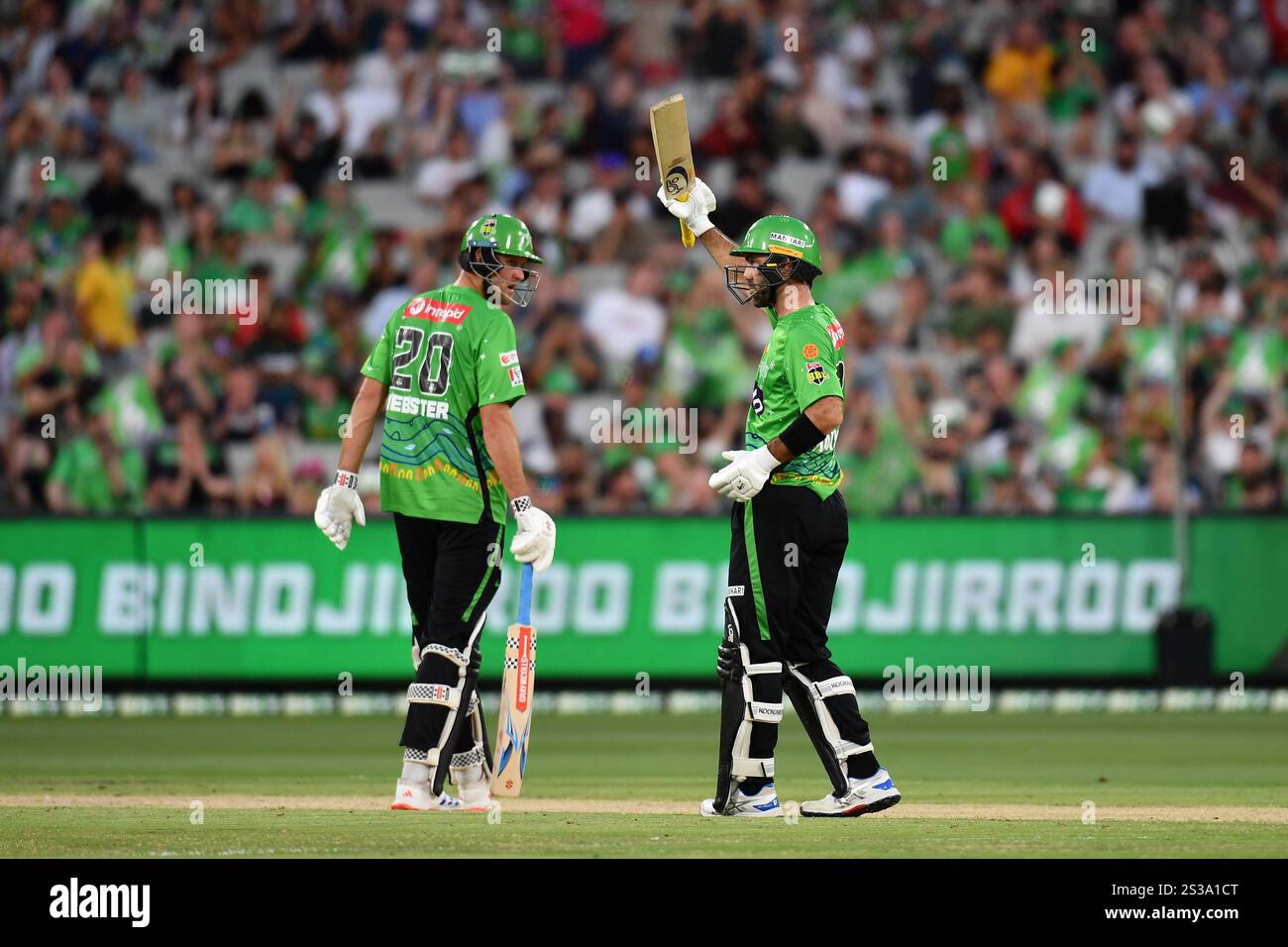 MELBOURNE AUSTRALIA. 9th Jan 2025. Glenn Maxwell of the Melbourne Stars ...