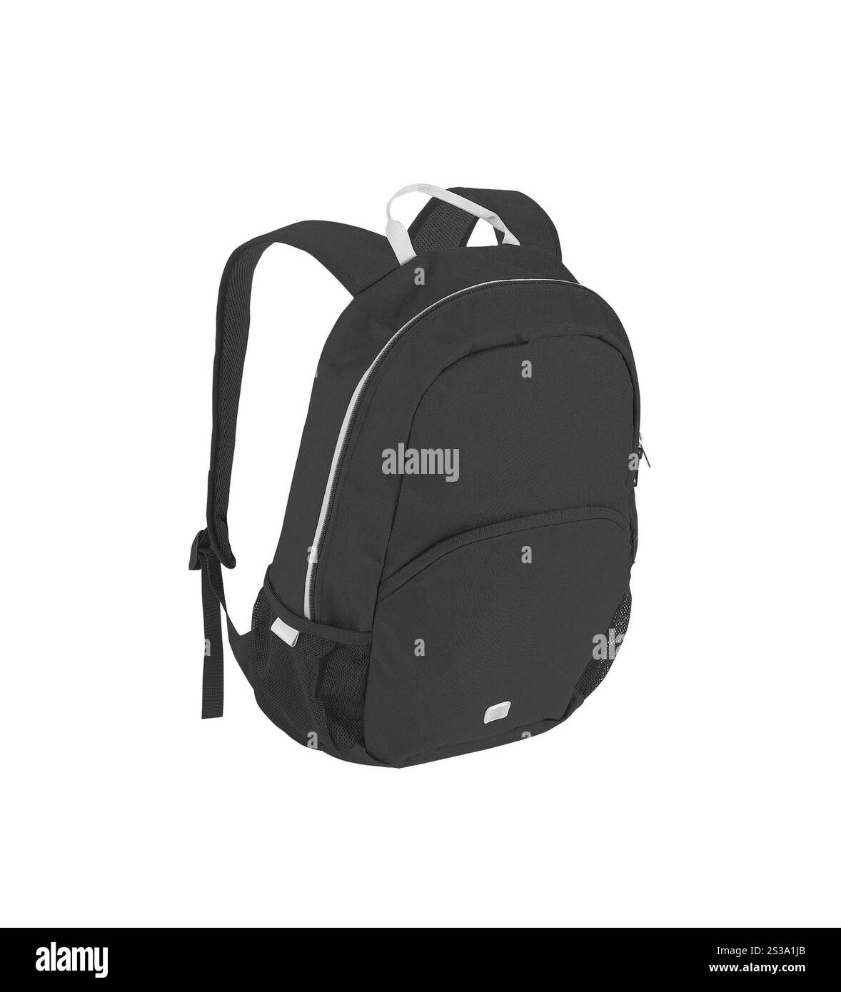 Backpack full with study books isolated on white background. Backpack ...