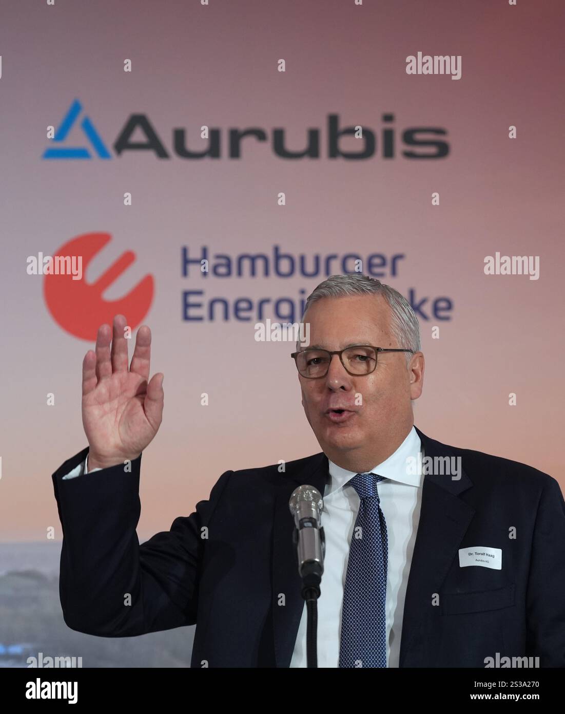 Hamburg, Germany. 09th Jan, 2025. Toralf Haag, CEO of Aurubis AG ...