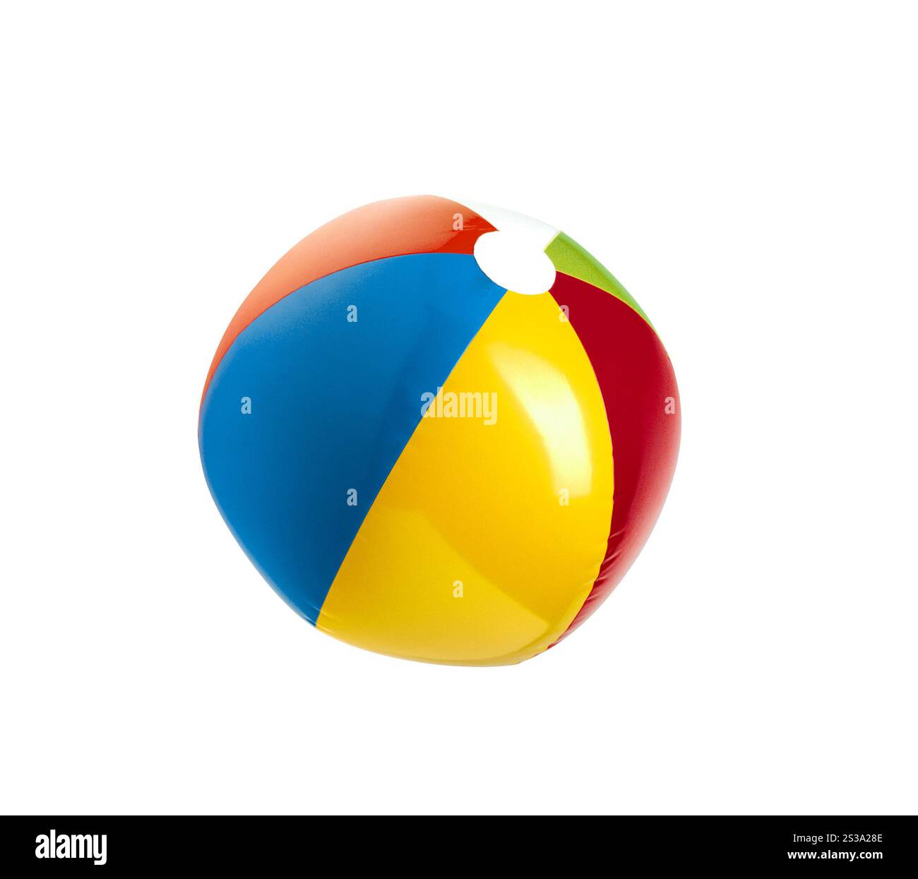 Beach ball isolated on pure white background. Beach ball isolated Stock ...