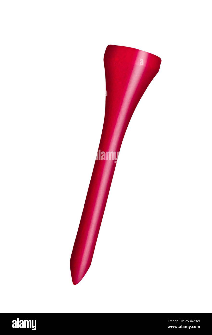 Golf tee isolated on white background. Golf tee isolated over white ...